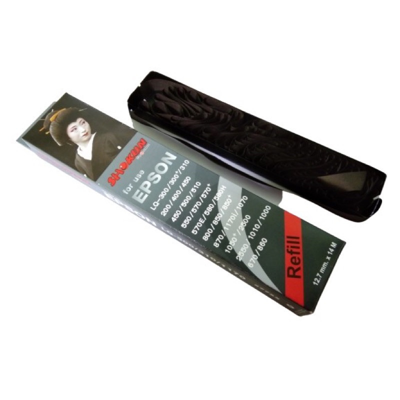 รีฟิลส์ผ้าหมึก ดอทเมตริกซ์ for Epson LQ-3008001170 Ribbon refill 7755 ...