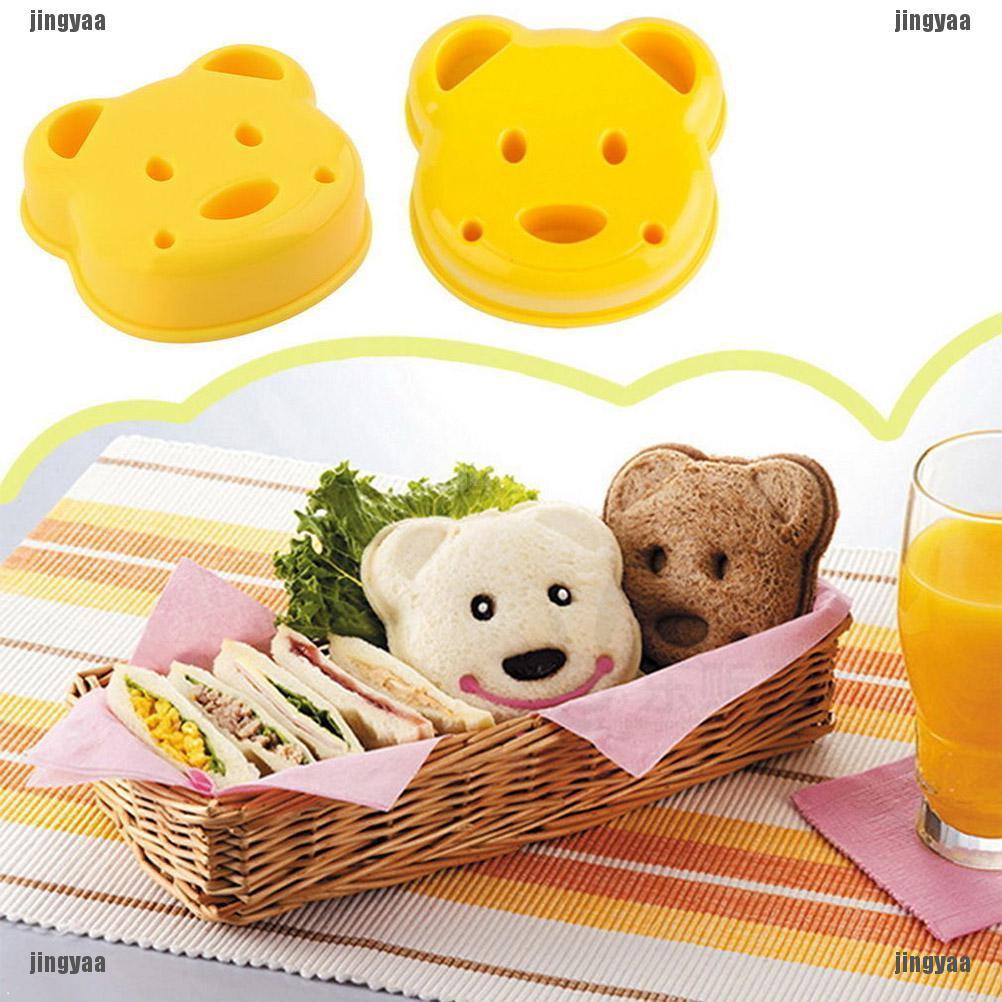 YS Cute Animal Sandwich Mold Cutter Bear Dog Dinosaur Shape Cake Bread ...