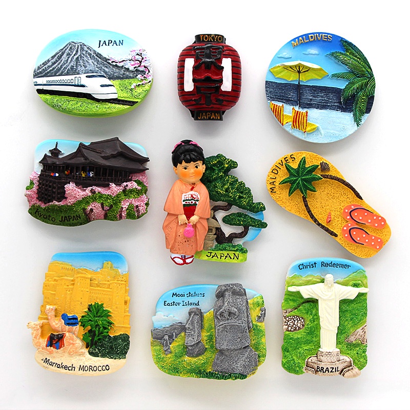Japan Tourism Refrigerator Fridge Magnets Paste Souvenirs Tokyo ...