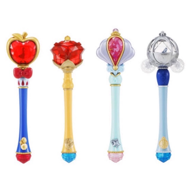 ของแท้????% Disney Princess Crystal Rod -Cinderella, Snow White, Belle ...