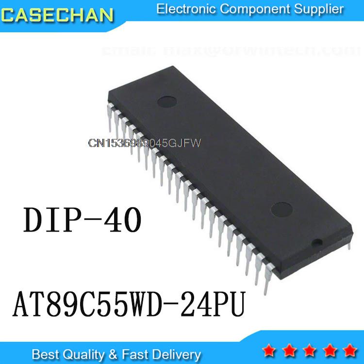 วงจรรวม DIP-40 AT89C55WD 24PU AT89C55WD-24PU 10 ชิ้น | Shopee Thailand