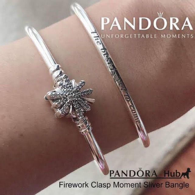 กำไลข้อมือ Pandora bangle Firework แท้1000 - xiiuitthikamonchok - ThaiPick