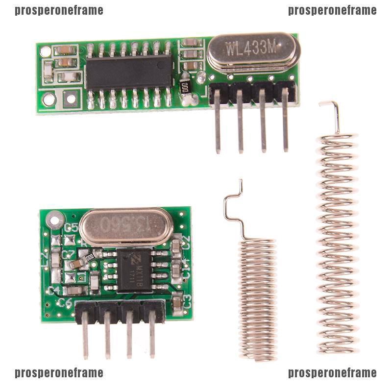 RF module 433mhz superheterodyne receiver and transmitter kit for ardui ...