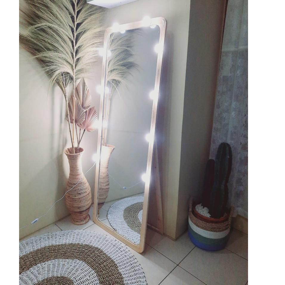 Super Model Standing Mirror Mirror Stand Teak Dutch Esthetic Esthetic ...