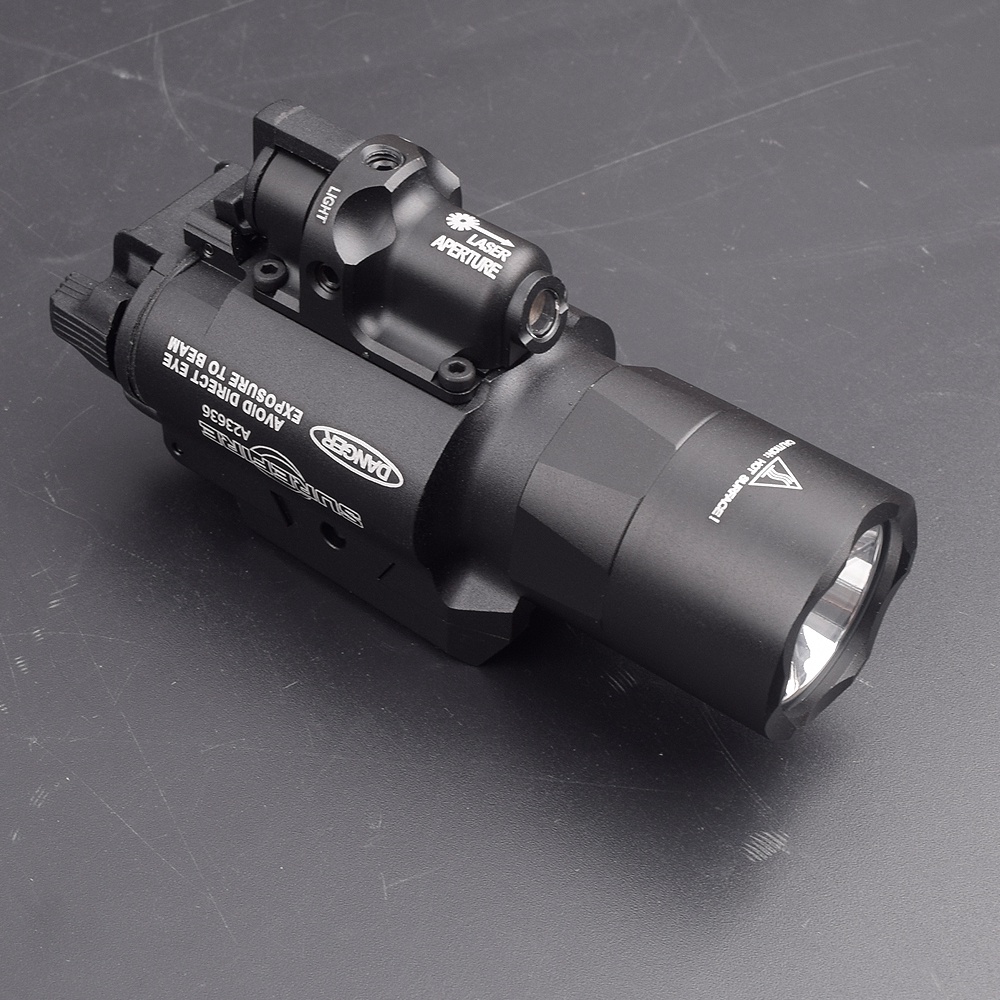 Airsoft Surefir X400U Ultra Led Handgun Flashlight with Green Laser ...