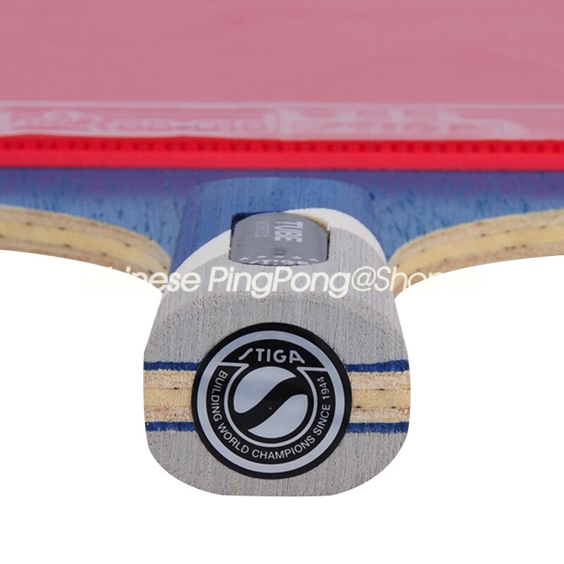 อุปกรณ์ปิงปองSTIGA TUBE 5Star Table Tennis Racket with Rubber Stiga 5 ...