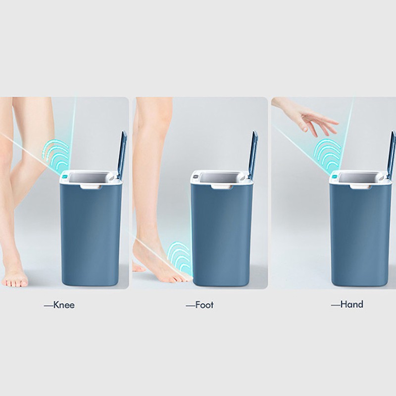 In Stock Automatic Sensor Dustbin Smart Sensor Trash Can Waste Bin 14L ...