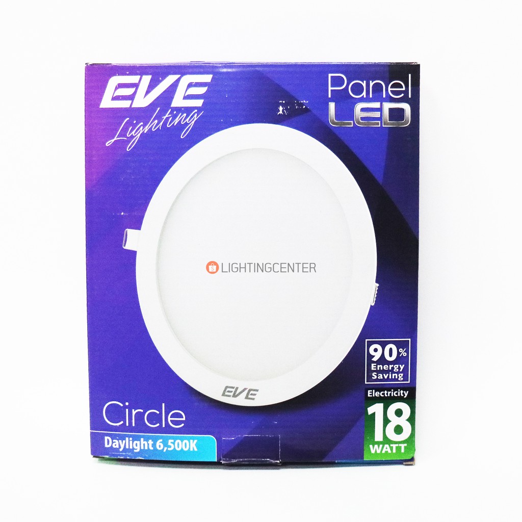โคมไฟดาวน์ไลท์ LED Panel กลม18w ติดเพดาน | Shopee Thailand