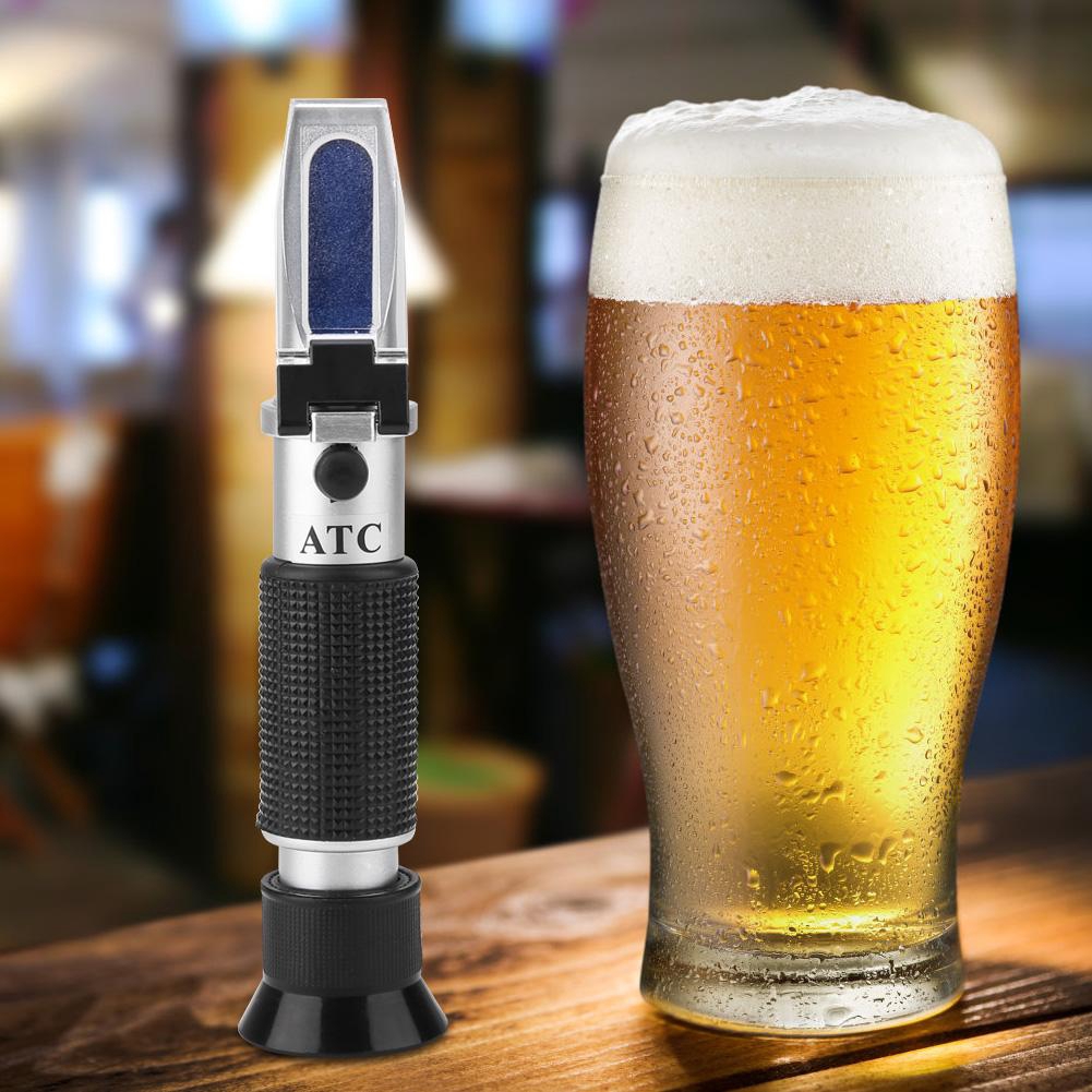 RZ134 Handheld Brix Meter Refractometer Salinity Meter 2 in 1 Sweetness ...