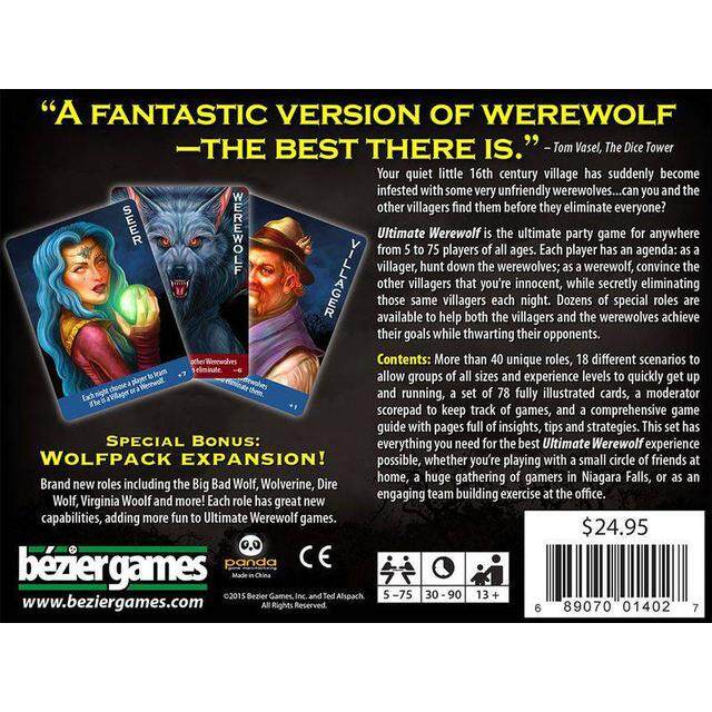 พร้อมส่ง Ultimate Werewolf Deluxe Edition Board Game (ภาษาอังกฤษ) บอร์ด ...