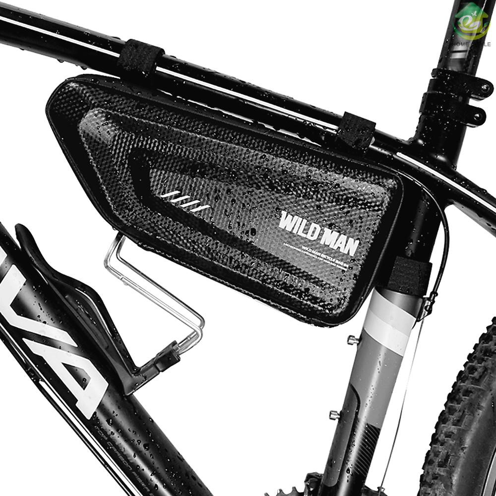 Bicycle Triangle Frame Bag Water Resistant Bicycle Pouch Top Tube Pack ...