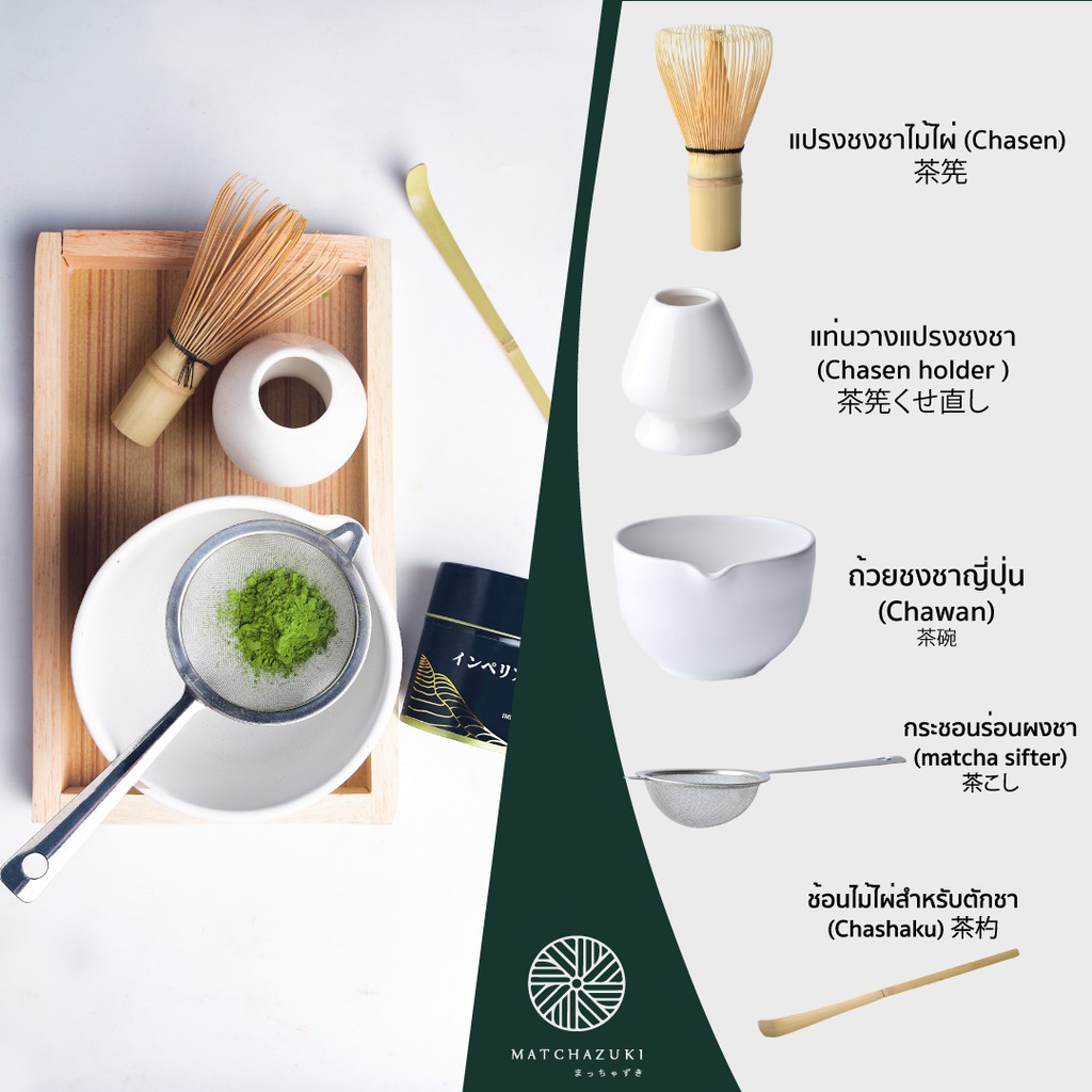 MATCHAZUKI ถ้วยชงชาแบบญี่ปุ่น Chawan Matcha bowl 100 Handmade ...