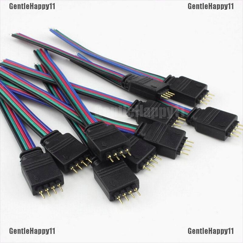 สายไฟ 4 Pin Female RGB สำหรับ 3528 5050 SMD LED Strip Lights ...