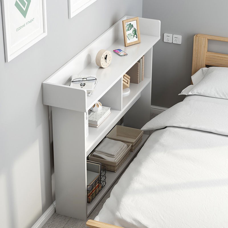 Bedside Shelf Simple Floor Storage Rack Bedroom Small Bookshelf ...