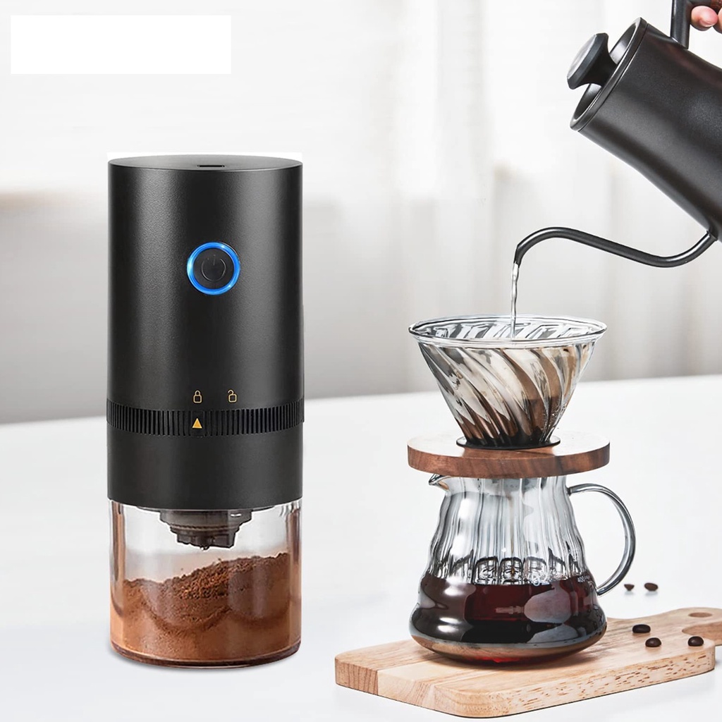 เครื่องบดกาแฟElectric Coffee Grinder Automatic Beans Mill ortable ...