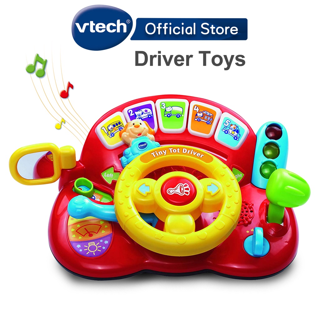 VTech Offiical Store Tiny Tot Boys 1-3 ปี Baby Driver Has Lights Music ...