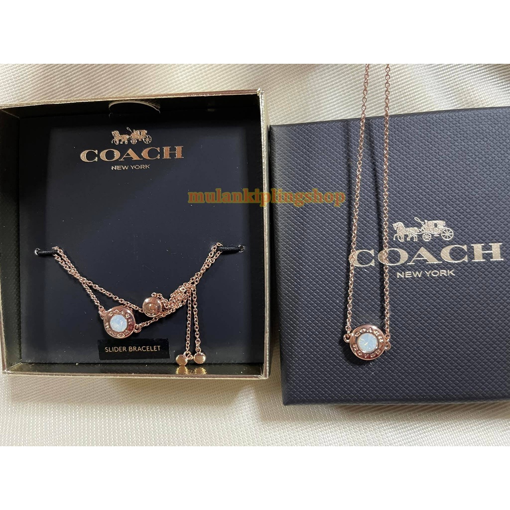 ส่งฟรี ems สร้อยข้อมือ (COACH 67072) Open Circle Slider Bracelet สี ...