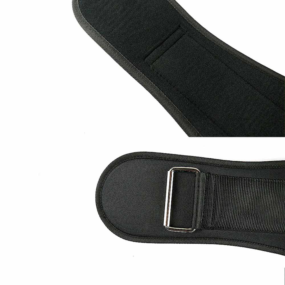 Weight Lifting Belt Fitness Gym Workout Neoprene Double Support Brace ...