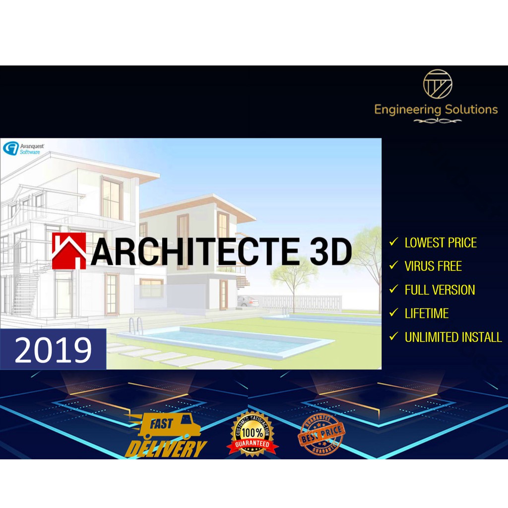 Avanquest Architect 3D Ultimate Plus V20 2019 | Lifetime | Installation Video | Shopee Thailand
