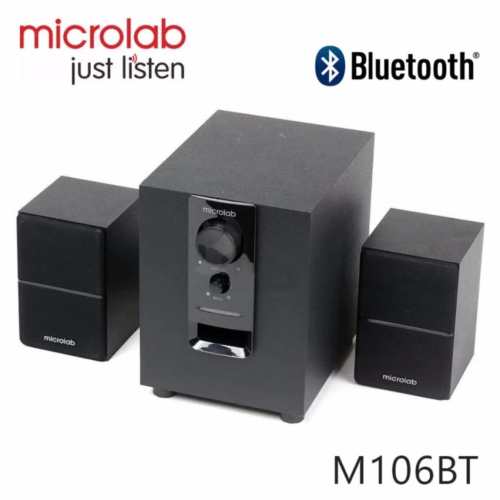 Microlab รุ่น M-100BT ลำโพงคอมพิวเตอร์ บลูทูธ 2.1 (สีดำ) Microlab ...