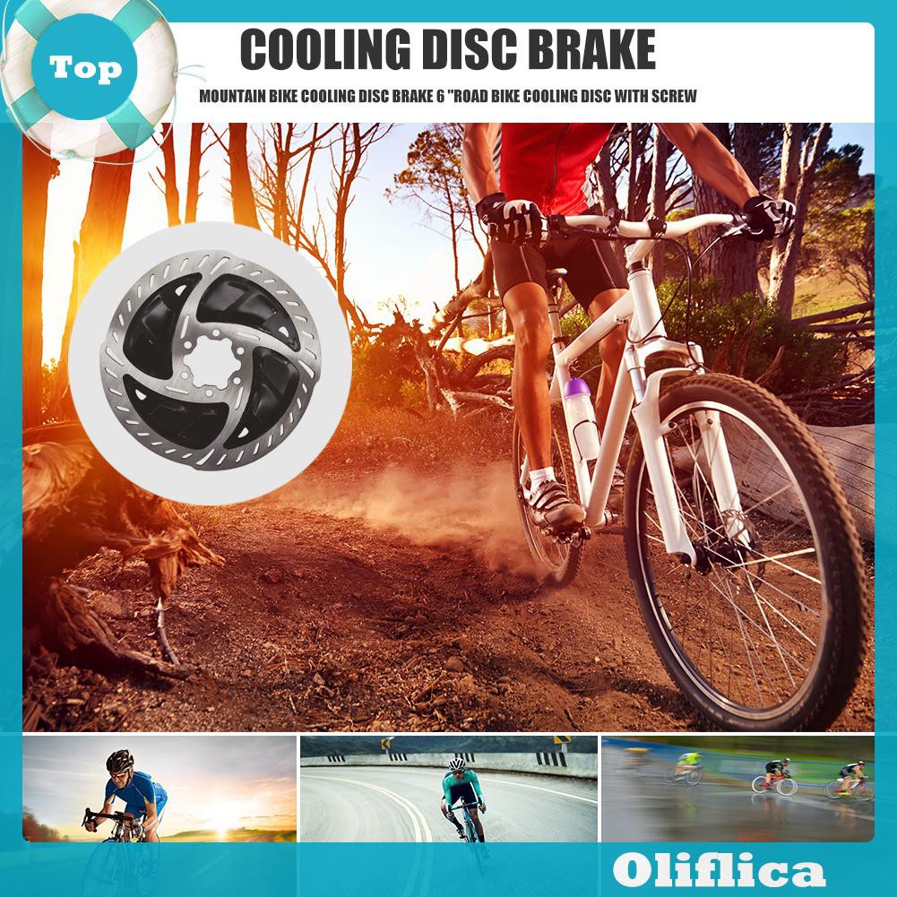 OLIF Bike Radiator Fin Rotors MTB Road Cooling Fins Disc Brake with ...