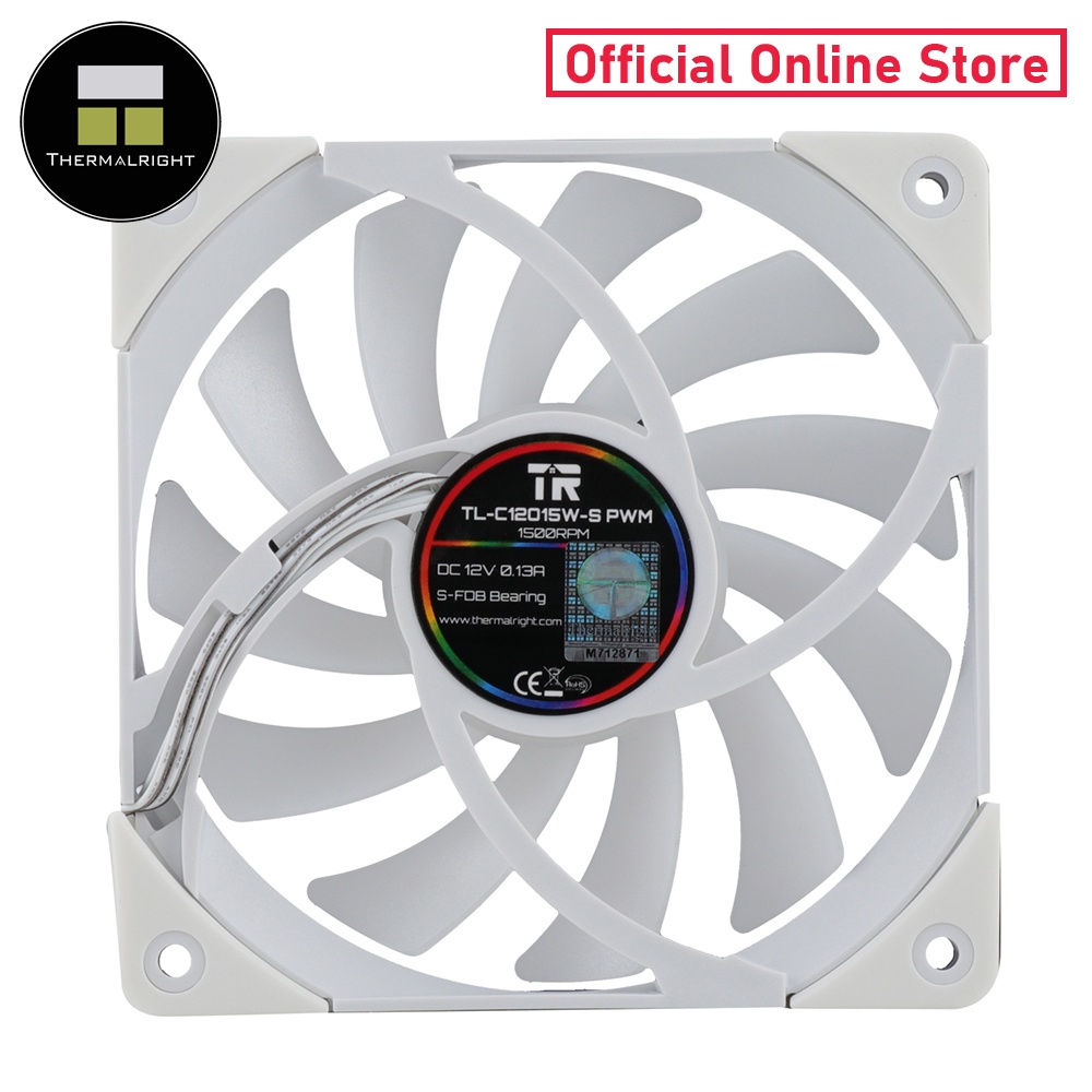 Thermalright Official Store TL-C12015W-S A-RGB Slim Fan Case (size 120 mm.) ประกัน 3 ปี ...
