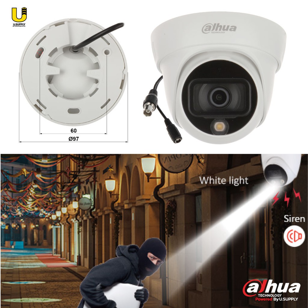 DAHUA กล้องวงจรปิด รุ่น HAC-HDW2249T-A-LED เลนส์ 3.6mm - u.supply ...
