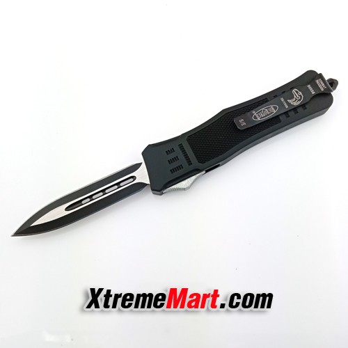 มีดสปริงตรงขนาดกลาง คมสองด้าน Microtech Combat Troodon 00556 D/E ...