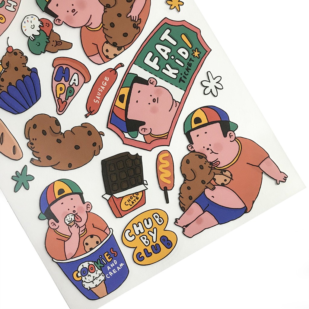 ssktmmee - Large sticker (fat kid) - ssktmmee - ThaiPick