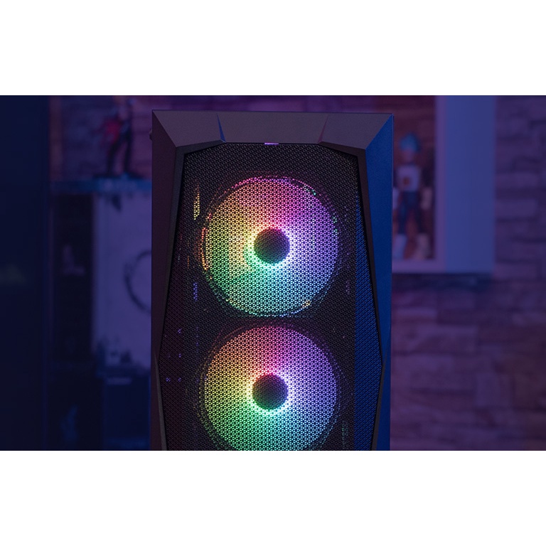 Aerocool CS-109 MINI TOWER CASEประกัน 1ปี (Motherboards Micro ATXmini ...