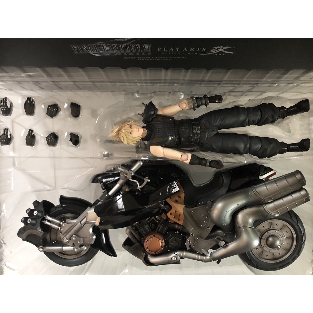 PLAY ARTS KAI ACTION FIGURE FINAL FANTASY Vll [7] REMAKE Cloud Strife ...