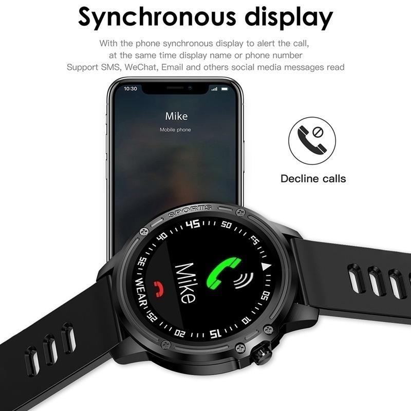 smartwatch รุ่น L8 หน้าจอสี OLED จอ Full Screen กดทัชสกรีนได้ทั้งหน้าจอ ...