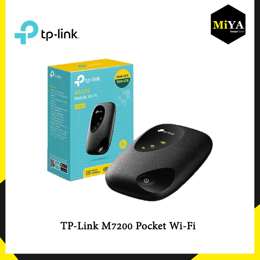 TP-Link M7200 Pocket WiFi พกพาไปได้ทุกที่ (4G LTE Mobile Wi-Fi) รับ ...