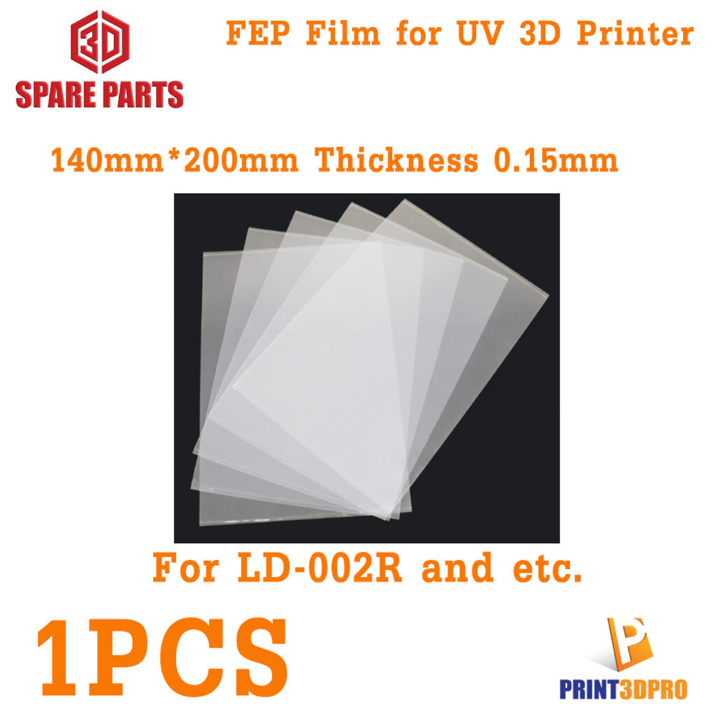 FEP Film for UV 3D Printer High Transmittance Strength DLP LCD SLA ...