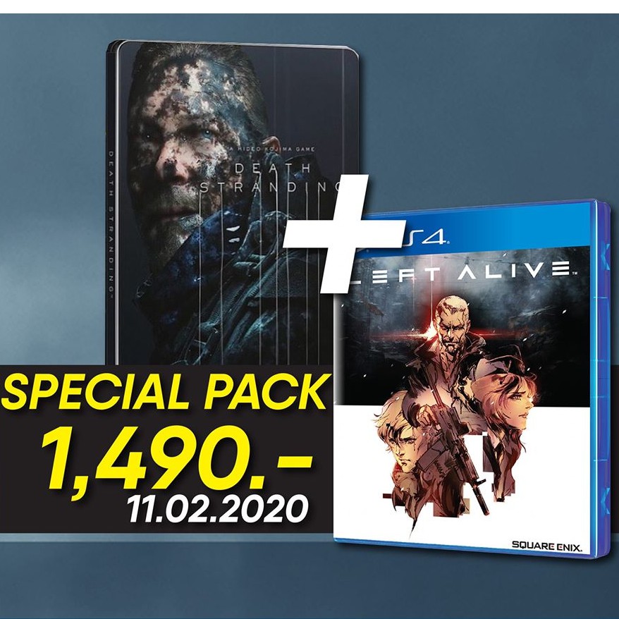 PlayStation 4 : Death Stranding Special Edition + PS4 : LEFT ALIVE (EN ...