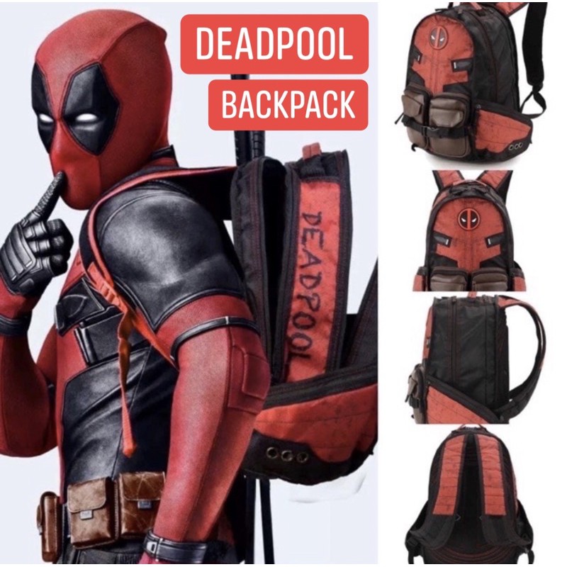 กระเป๋า Deadpool Marvel BackPack สะพายหลัง - mazadora - ThaiPick
