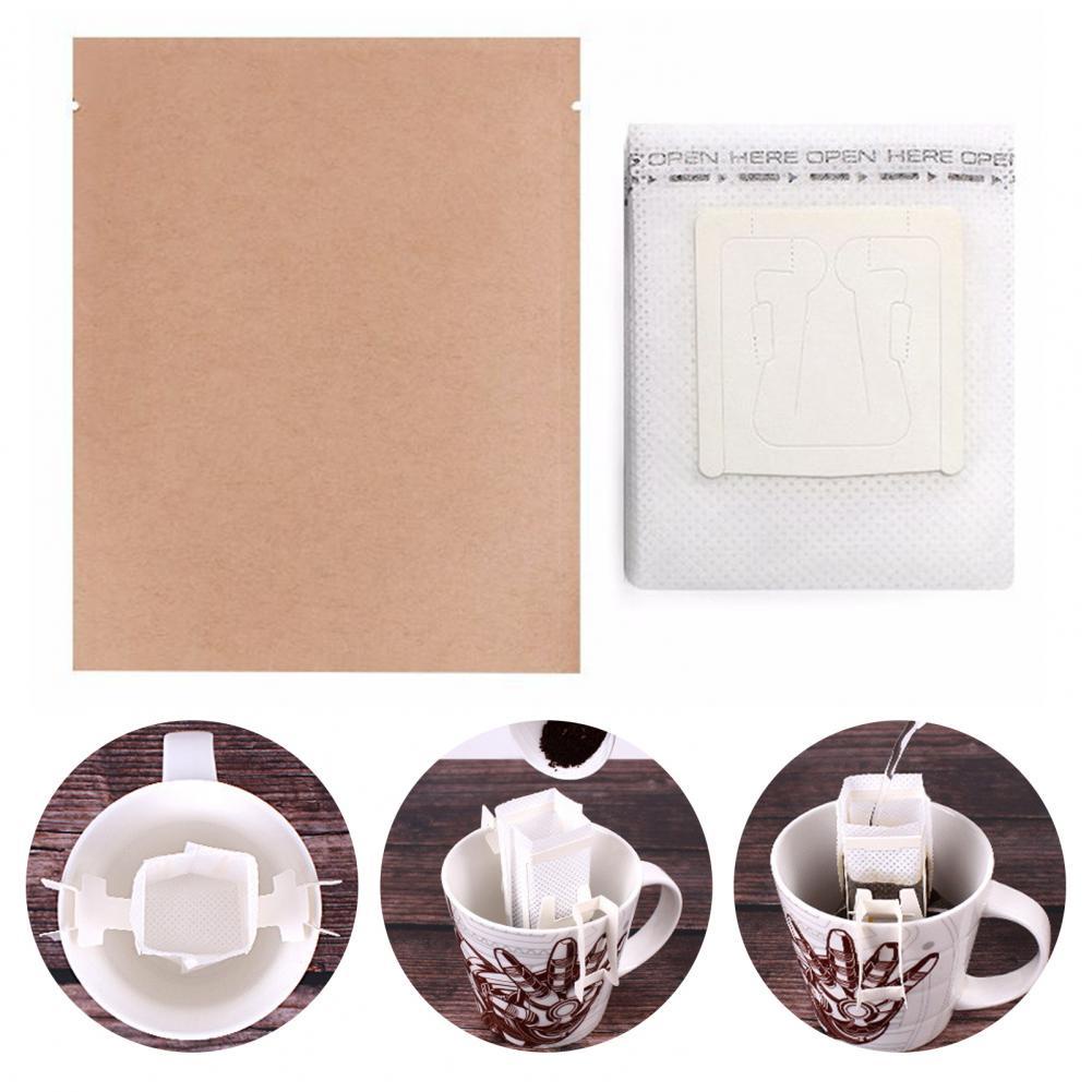 กรอง100Pcs Good Powder Filter Bags Eco-friendly 2 Styles Filter Paper ...