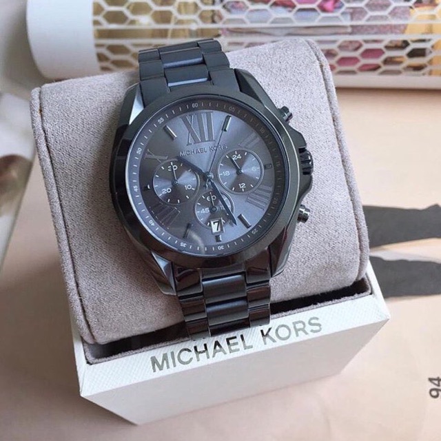 MK6248 ขนาด 43 มม. สี Navy blue สวยมาก MICHAEL KORS Oversized Bradshaw ...