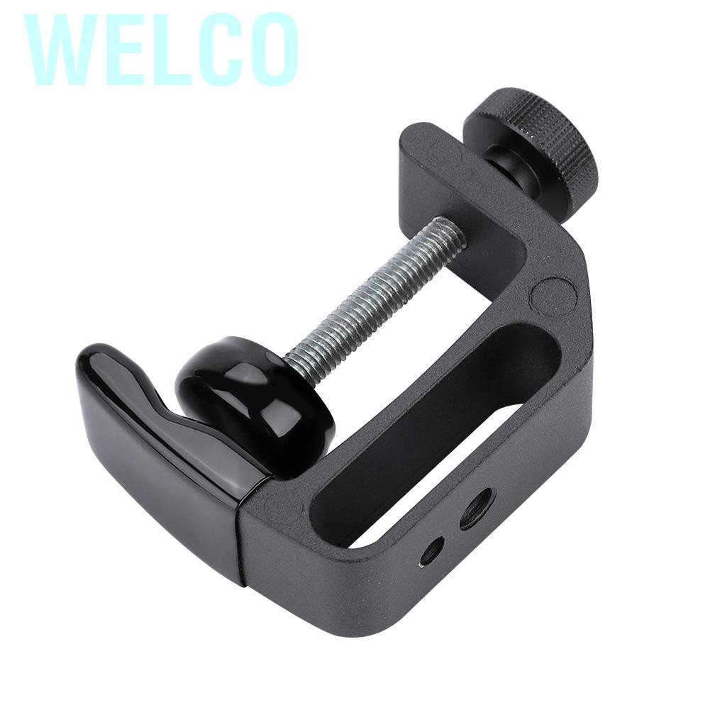 Welco Multi-function C Type Clamp Clip Mount Holder Bracket for Cameras ...