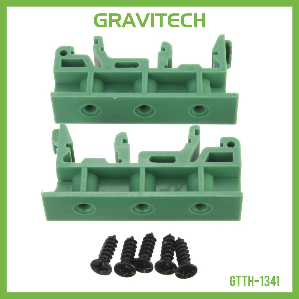 [Gravitechthai] PCB Din Rail Adapter Circuit Board Mounting Bracket ...