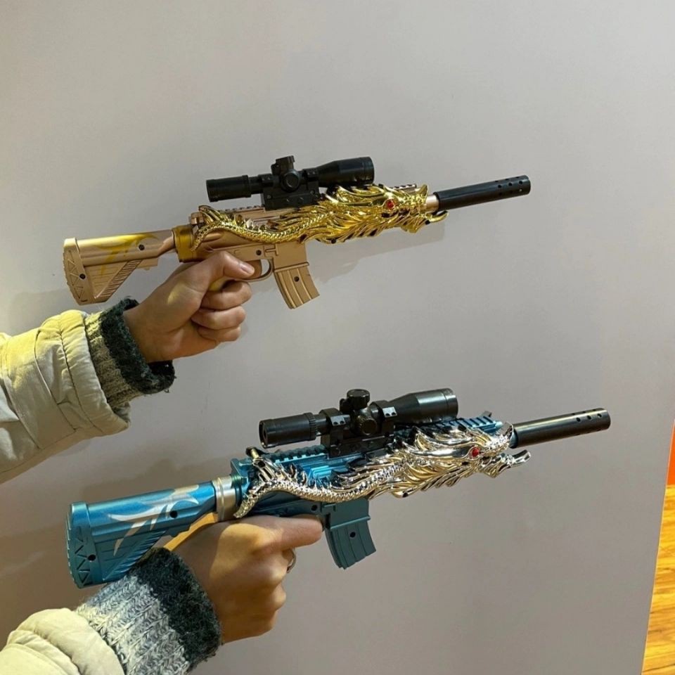 Five-claw Golden Dragon m416 ของเล่นเด็กด้วยตนเองดึงโบลต์เปิดตัว soft ...