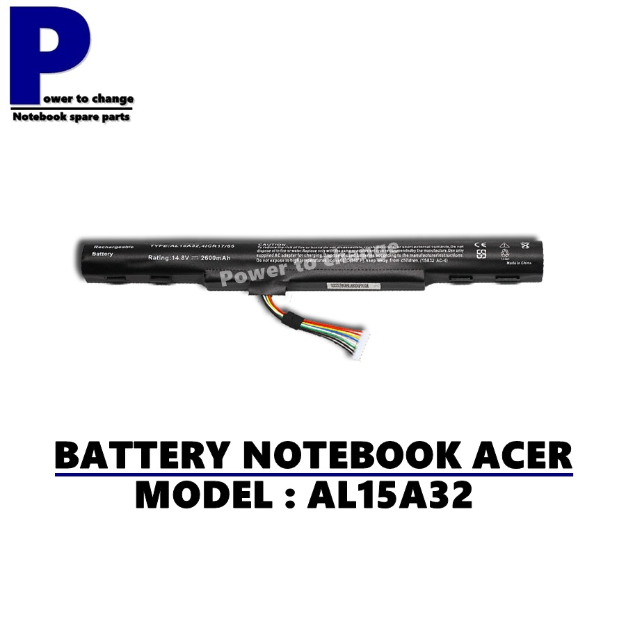 BATTERY NOTEBOOK ACER AL15A32 E15 E5-473G E5-573G V3-574G E5-432 15A32 ...
