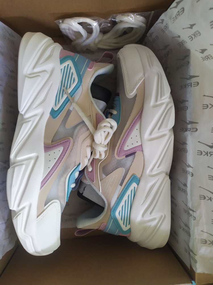 [ลิขสิทธิ์แท้] Erke Wave Runner 2.0 [U] รองเท้าผ้าใบ รองรับการวิ่งและ ...