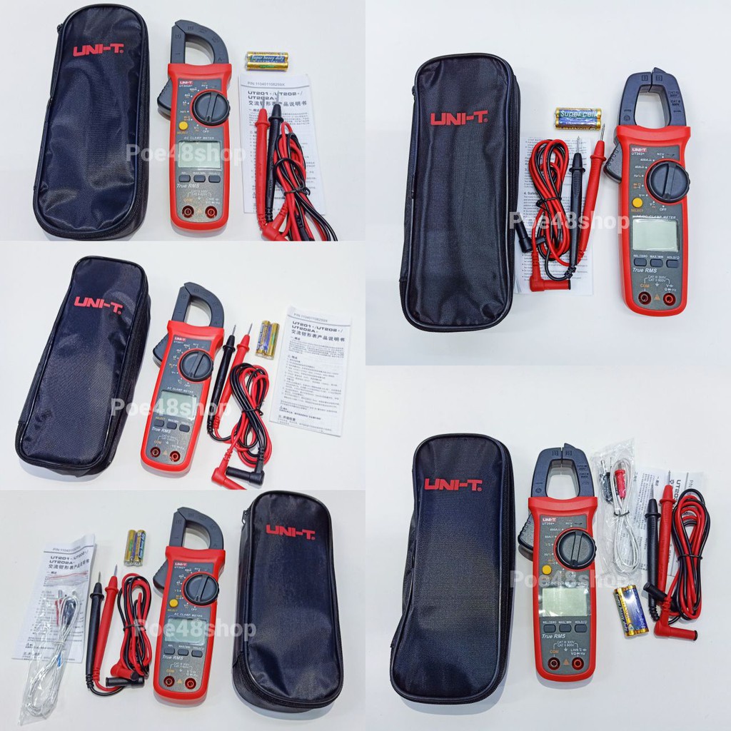 UNI-T ดิจิตอลแคลมป์มิเตอร์ รุ่น UT201+ UT202+ UT202A+ UT203+ UT204 ...