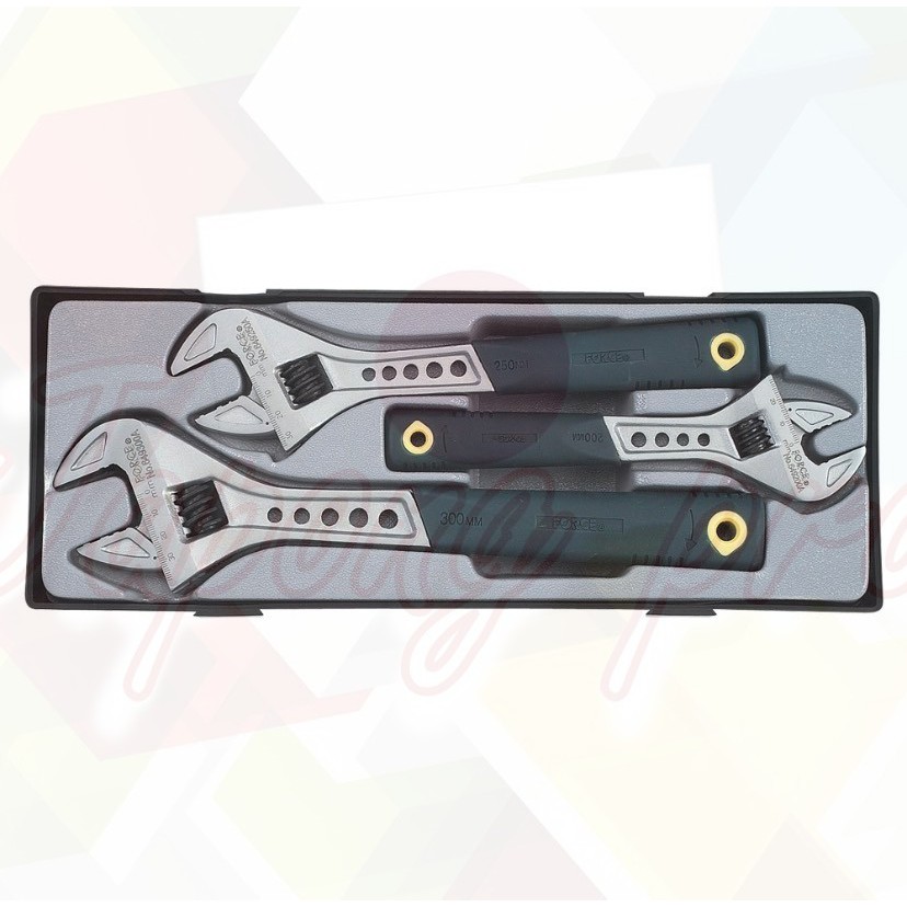 FORCE 5036Aประแจเลื่อน3ชิ้นหุ้มยางขนาด8,10,12" | Shopee Thailand