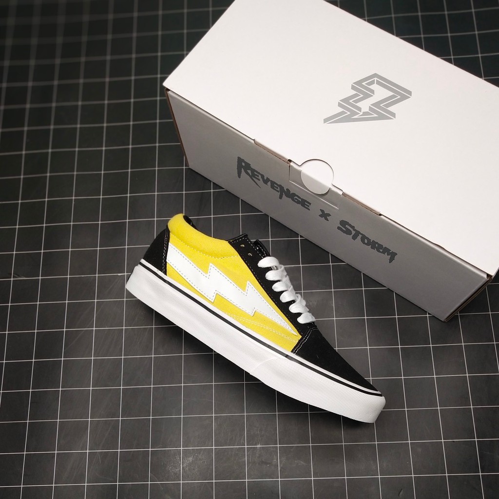 revenge x storm x vans lightning รองเท้าผ้าใบลําลองเหมาะกับการวิ่ง ...