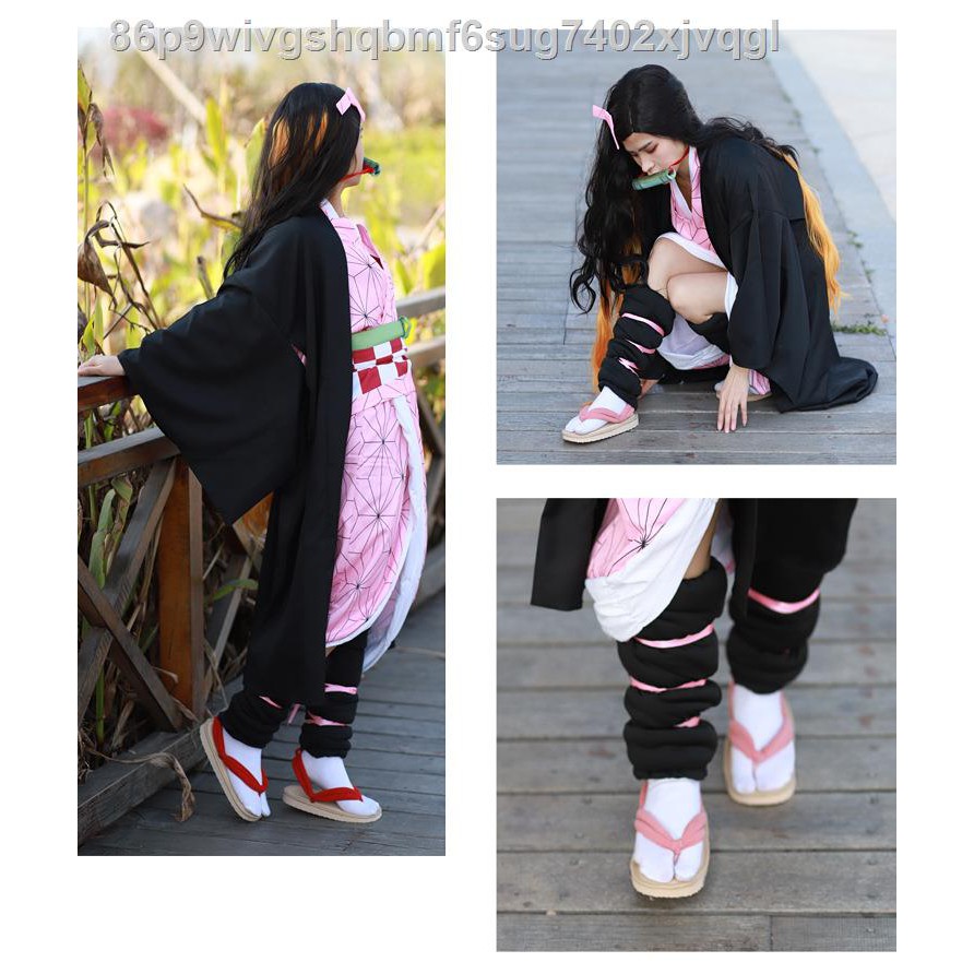 พร้อมส่ง！Demon slayer Anime COSER KING ถุงเท้าฟรี ดาบพิฆาตอสูร อนิเมะ ...