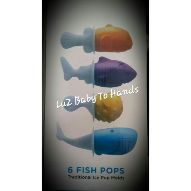 พิมพ์ซิลิโคนทำไอติม Fish pop - luz_baby_2_hands - ThaiPick