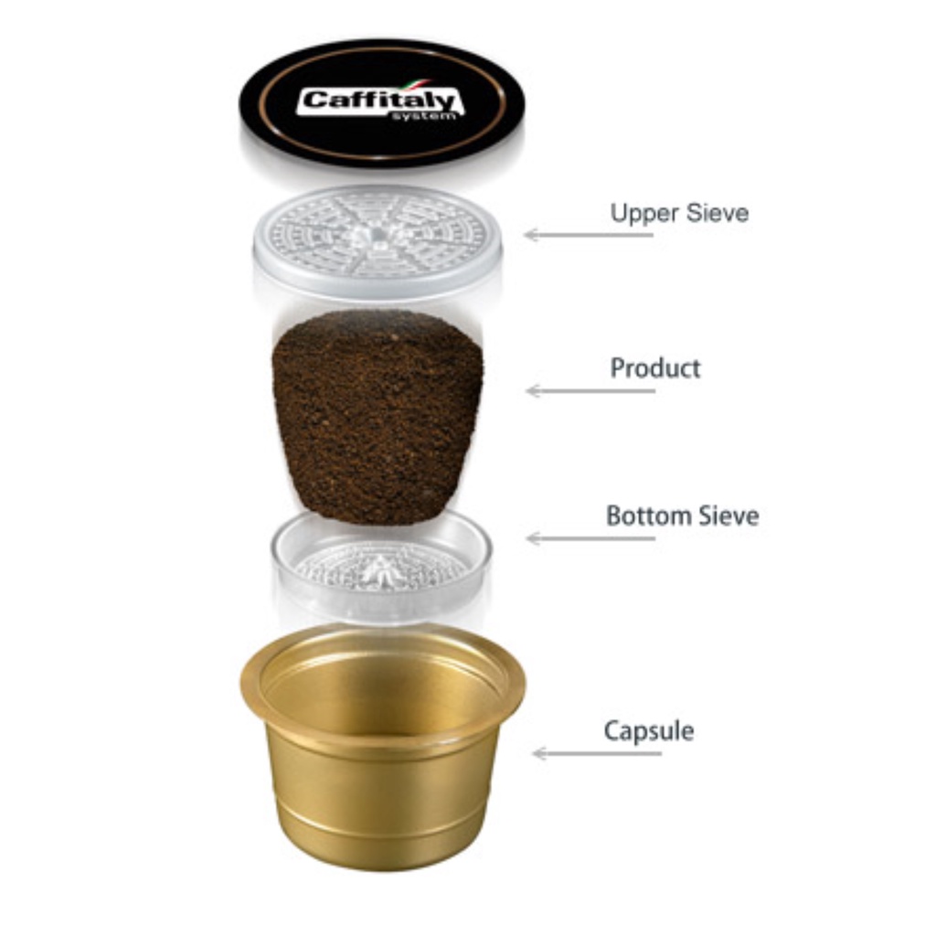 Morbido Espresso Fine Ecaffé Coffee Capsules แคปซูลกาแฟ for Caffitaly System (10 Capsules ...