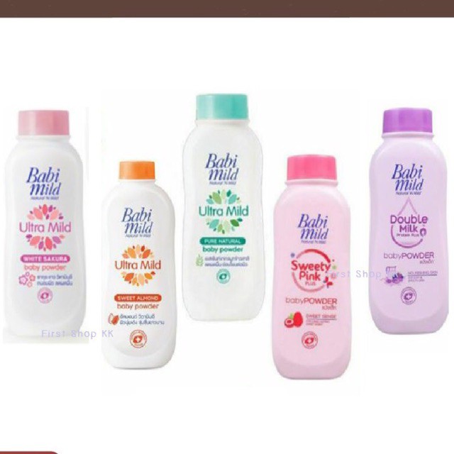 แป้งเด็กเบบี้มายด์ babi mild 380 กรัม 1 ขวด | Shopee Thailand